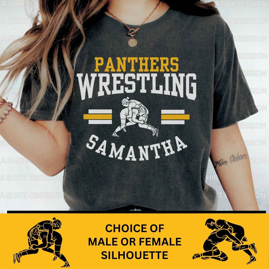 Custom Wrestling Shirt Personalized Wrestling Mom Shirt Custom Name ...