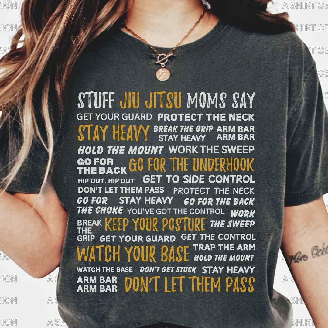 Jiu Jitsu Mom Shirt, Ju Jitsu Shirt, Funny BJJ T-shirt, Brazilian Jiu ...
