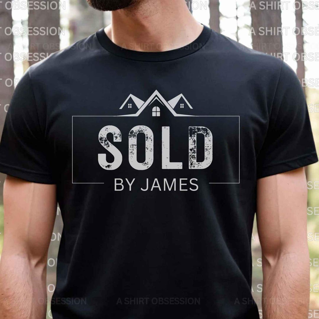 Custom Men's Realtor Shirt, Real Estate Shirt for Men, Male Realtor ...