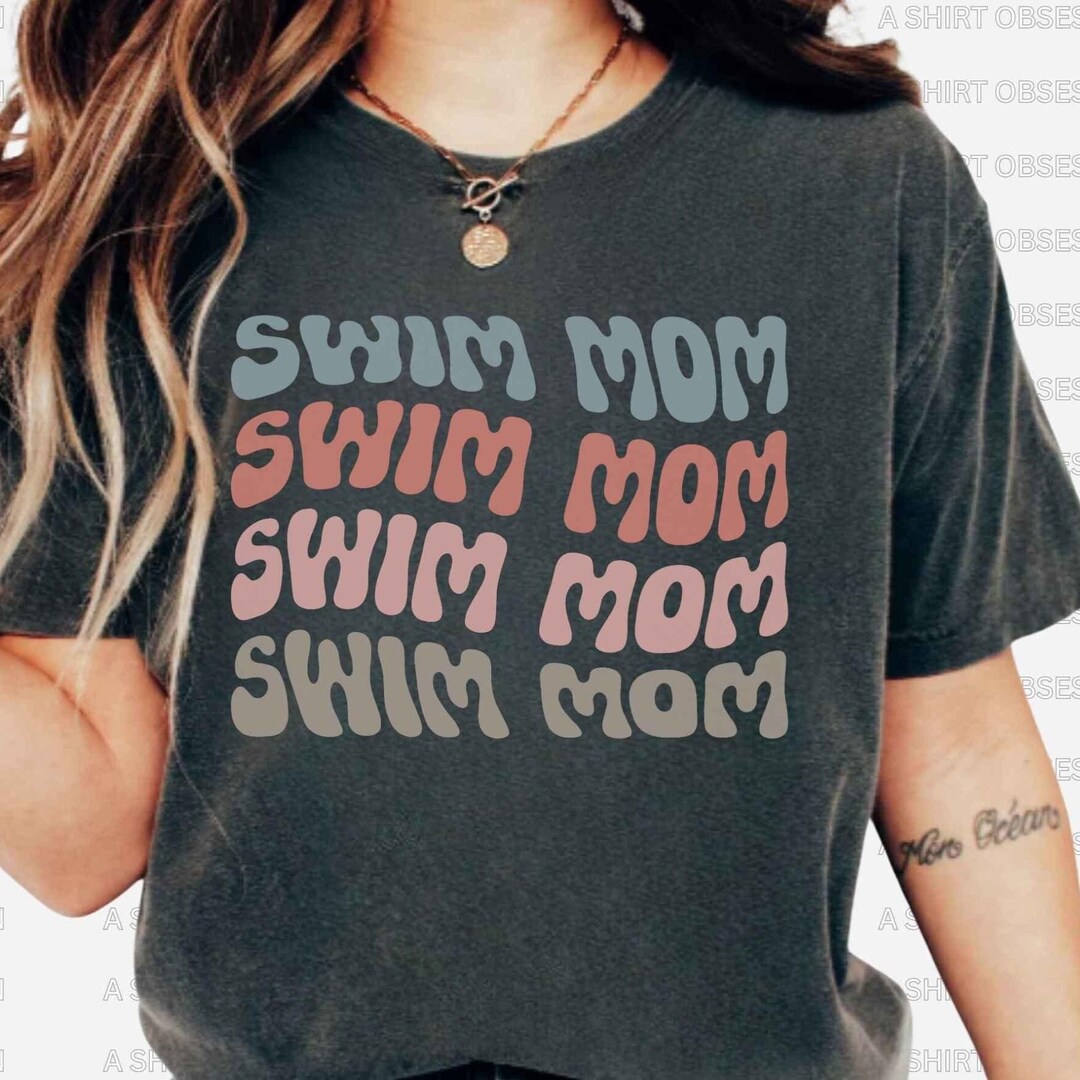Swim Mom Tee | Swim Team Mom Shirt | Swim Meet Gift for Swim Moms ...