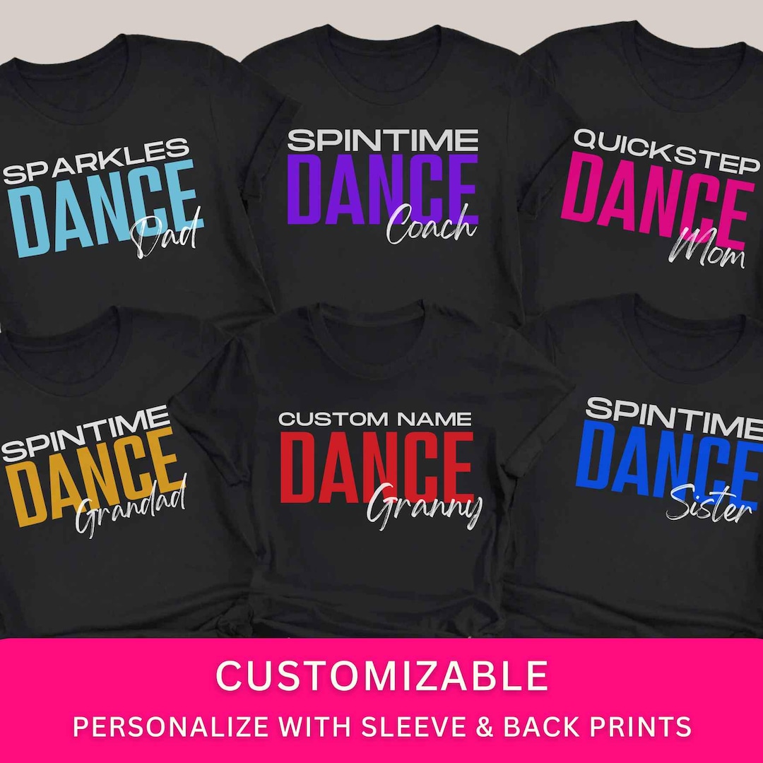 Custom Dance Team Shirt | Dance Coach Instructor Teacher Shirt | Dance ...
