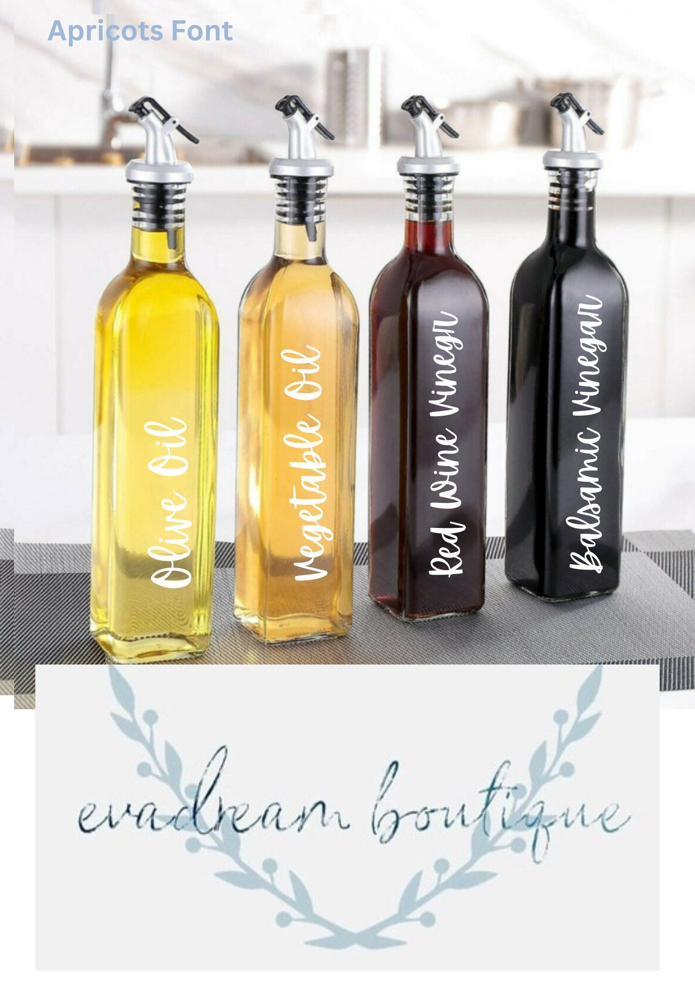 Vegetable Oil Bottle Label