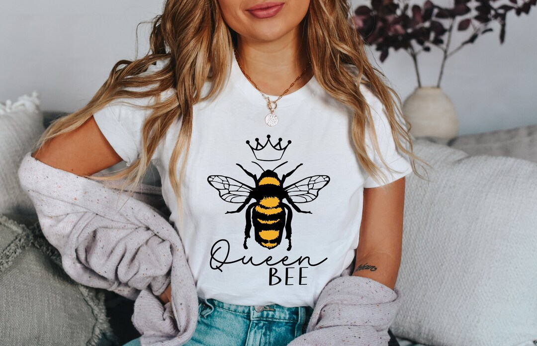 Queen Bee Shirt Women's Bee Shirt Bee Botanical Shirt Beekeeper Shirt ...