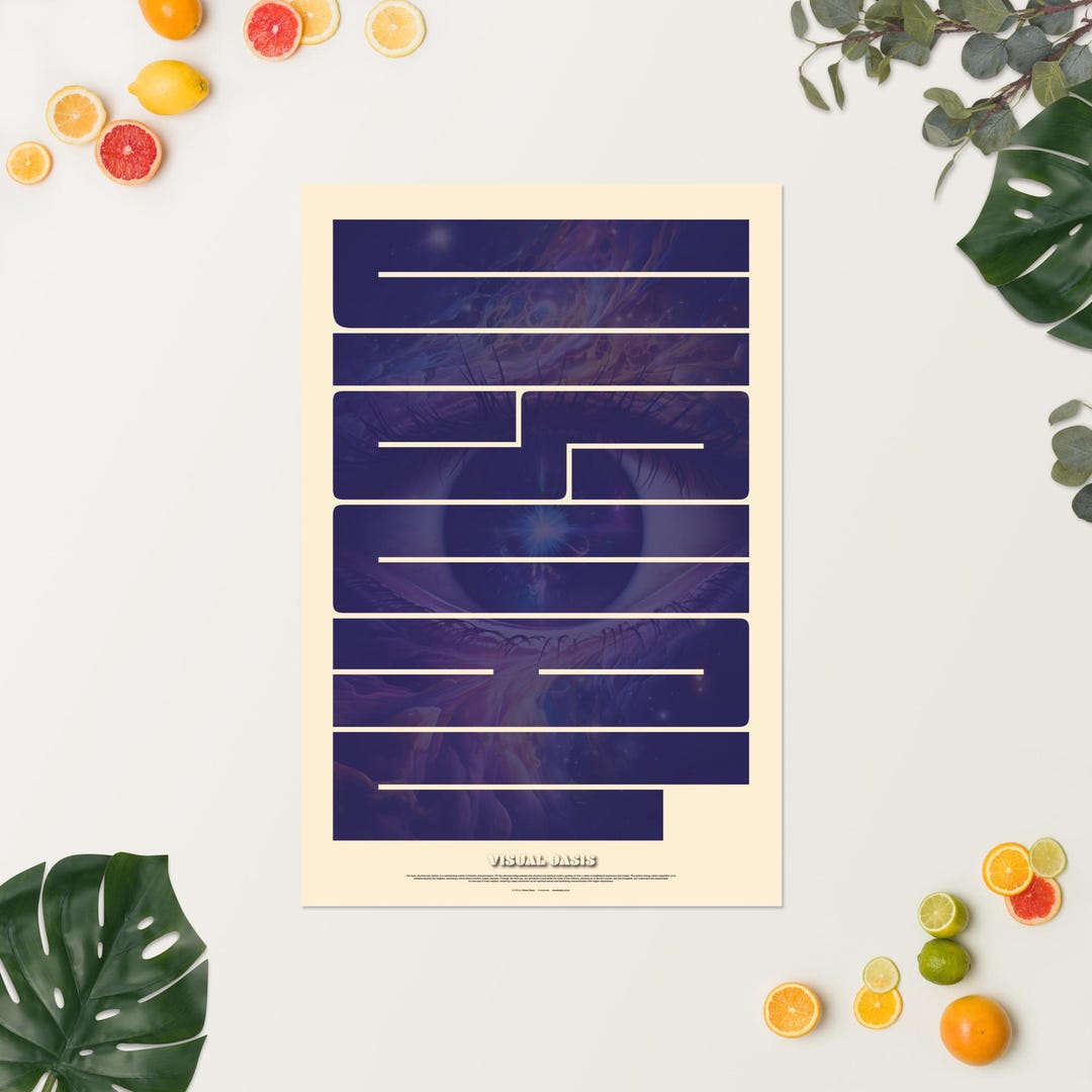 Visual Oasis Visual Poster Design Poster Chakra Art Boho Poster Third ...