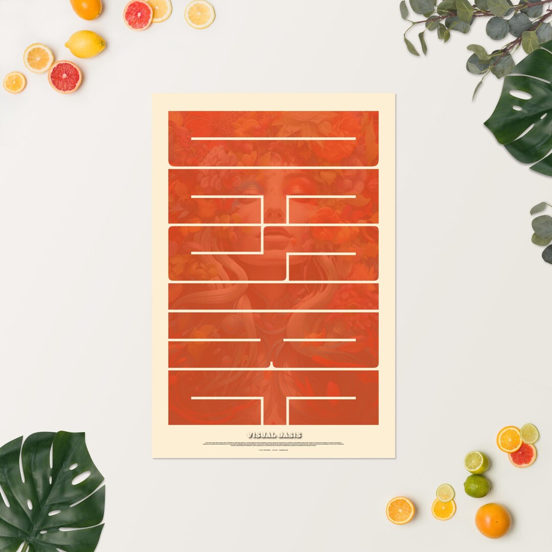 Visual Oasis Desire Poster Design Poster Chakra Art Boho Poster Sacral ...