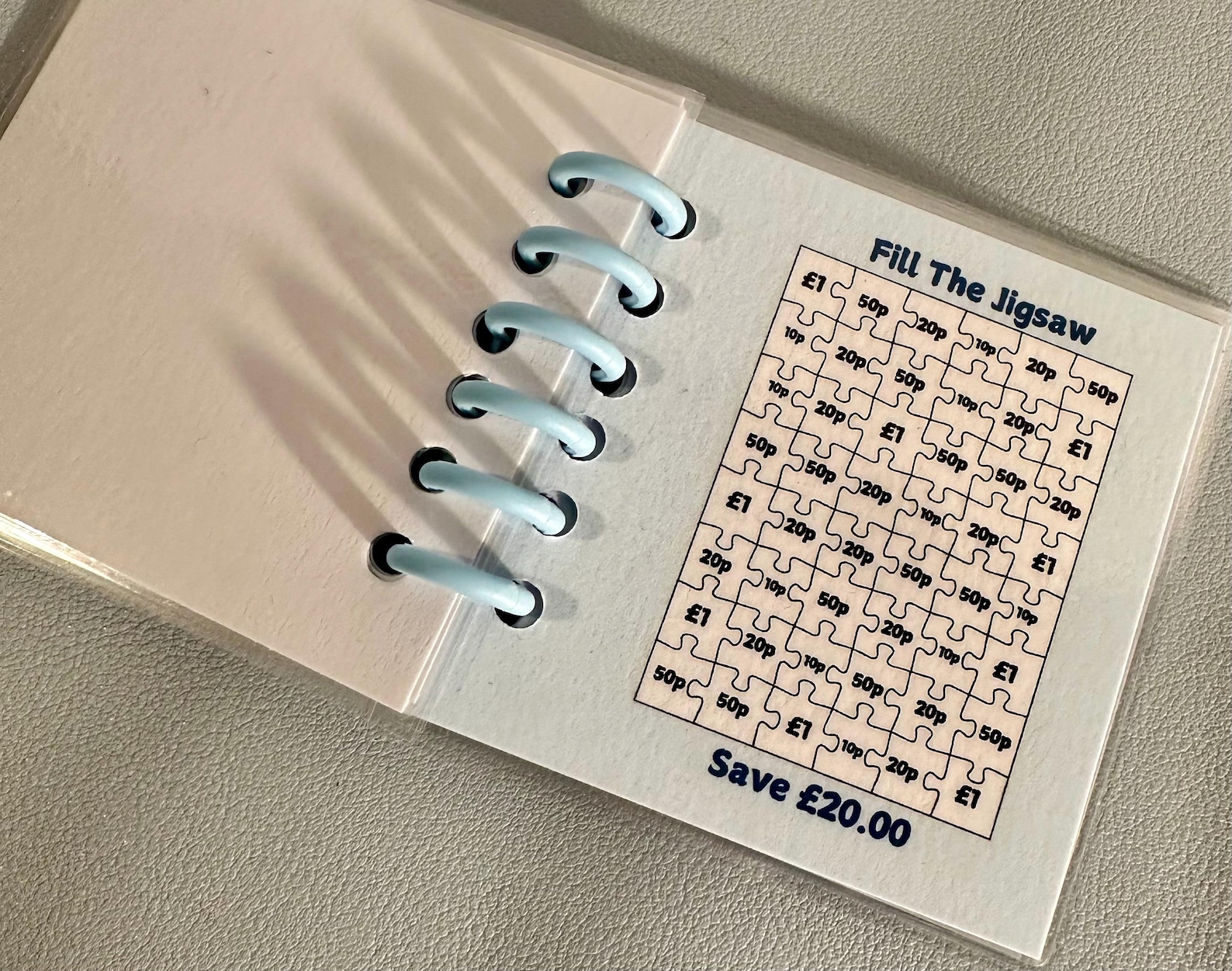 Mini Savings Book - Save 100 Pounds - Small Challenges. Cash Stuffing ...