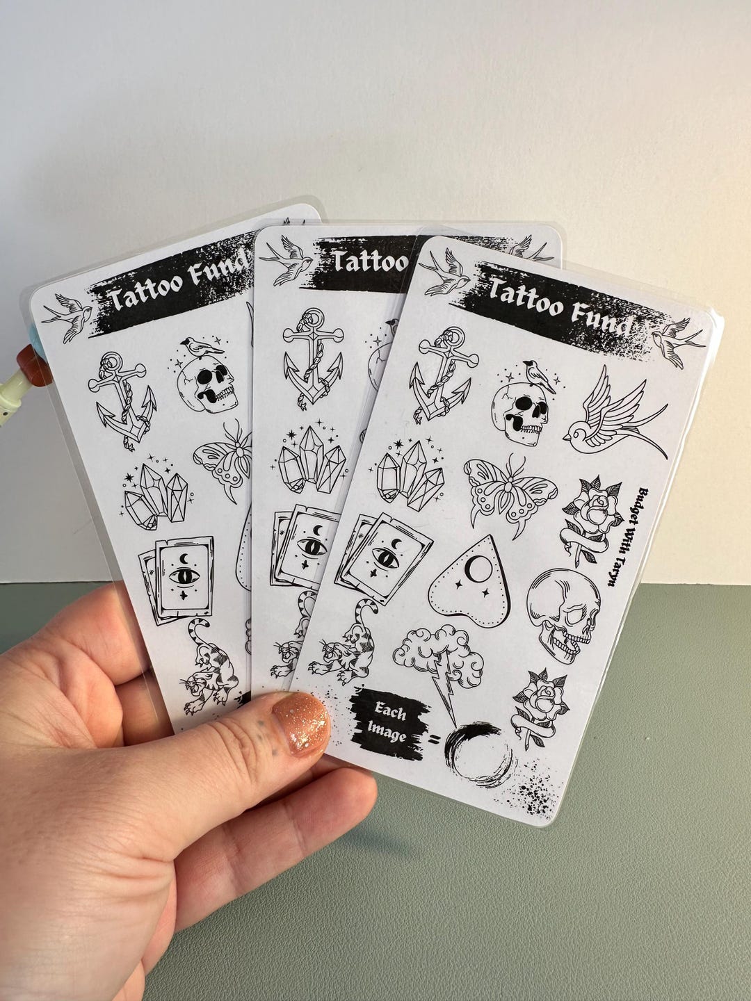 Tattoo Fund Savings Tracker: A6 Budget Binder Challenge - Etsy