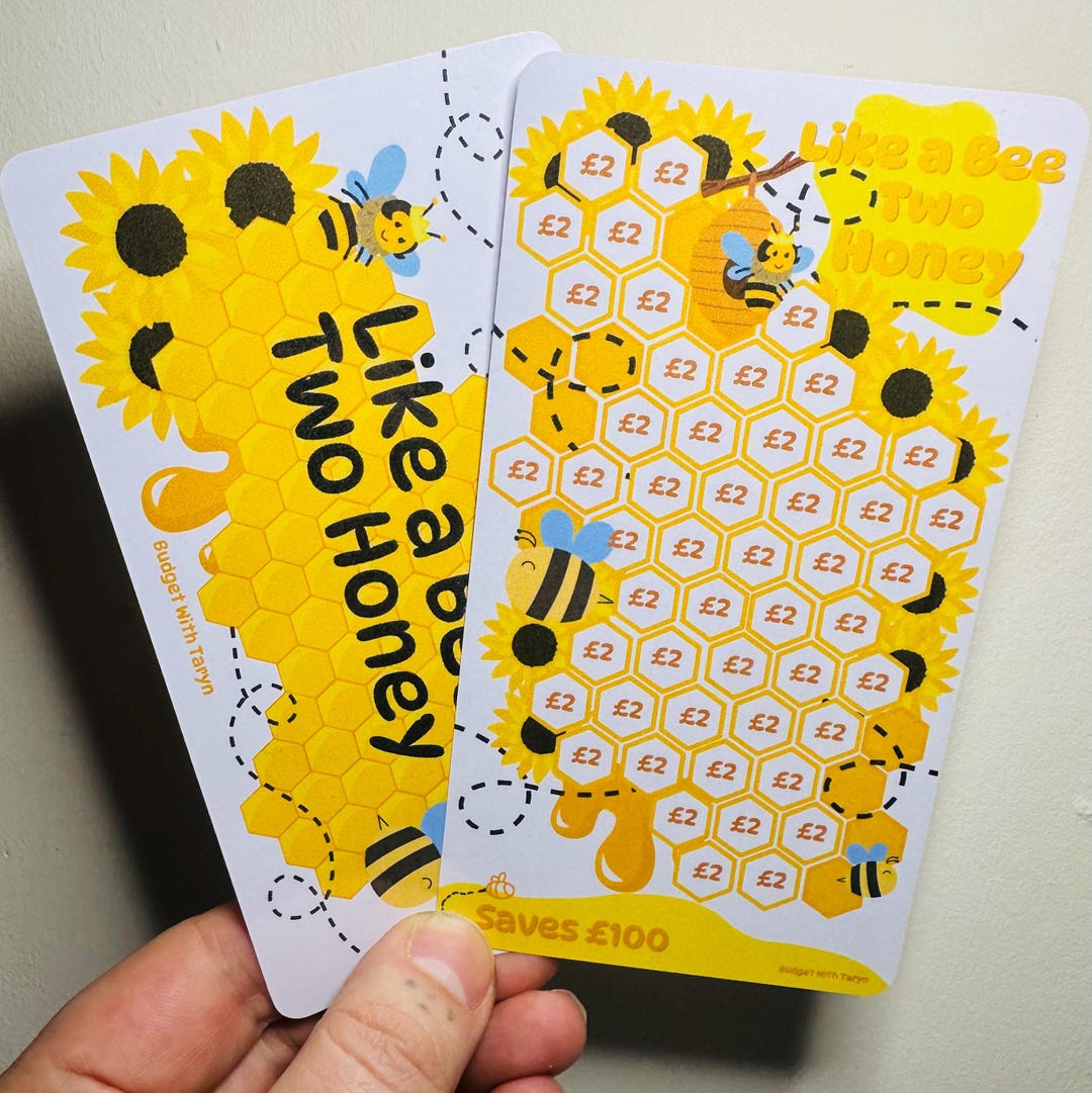 Bumble Bee Savings Challenge: A6 Budget Binder Tracker - Etsy