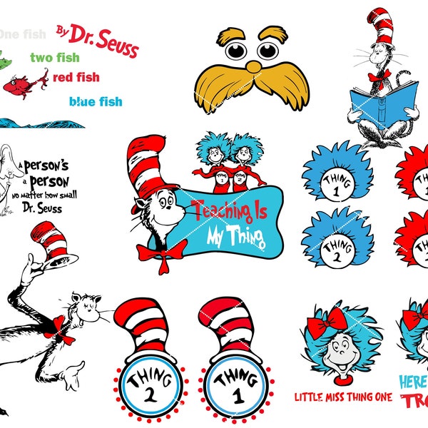 Dr Seuss Svg Miss Thing - Etsy