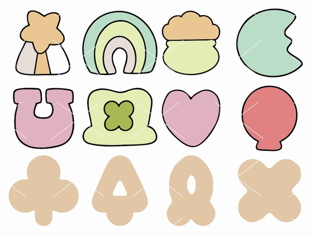 St Patricks Day Clip Art Lucky Charm Clip Art Png St - Etsy