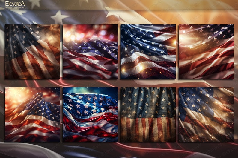 Printable American Flag Textures American Patriot Background 26 Digital ...