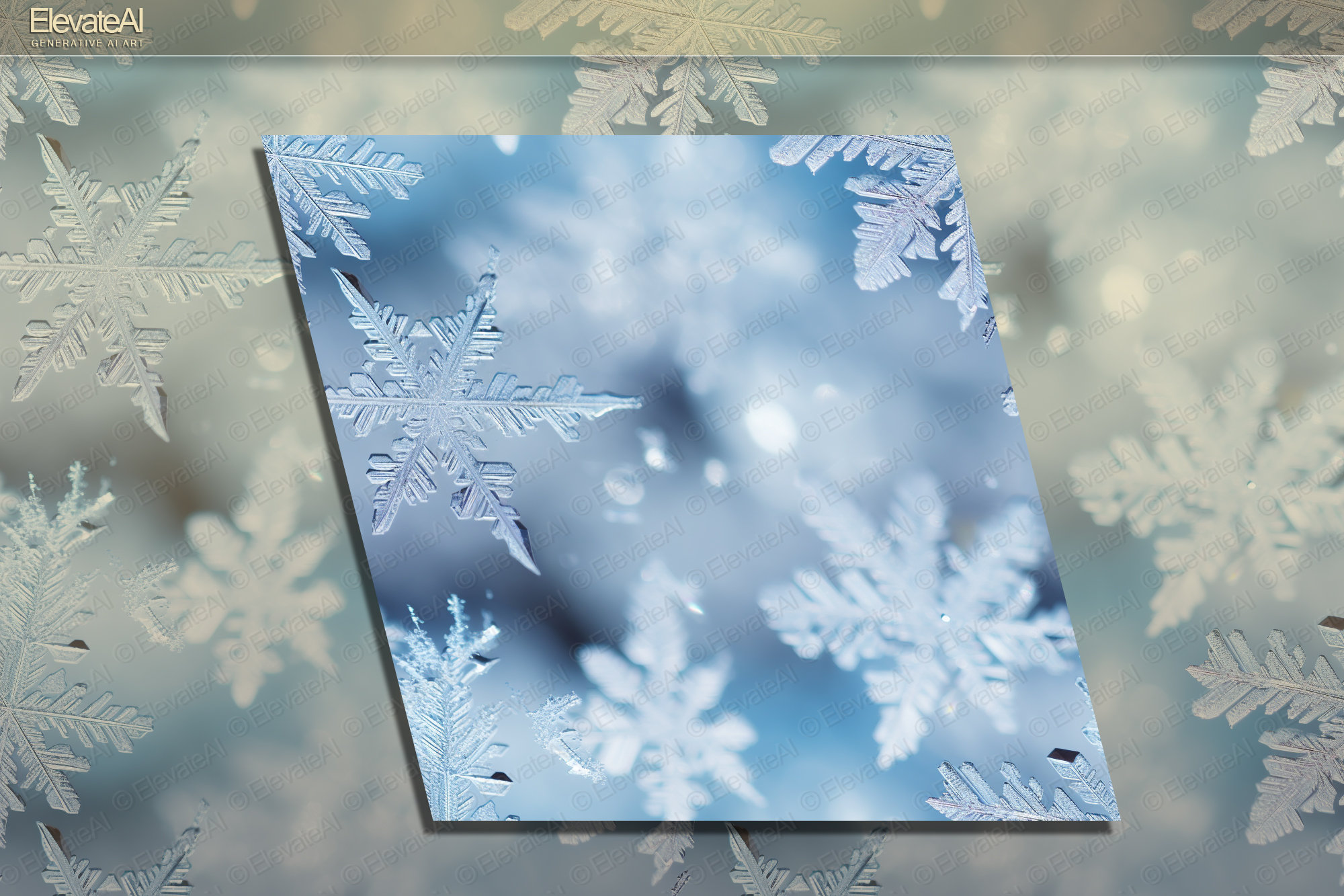 Printable Seamless Snowflake Textures Digital Winter Snow Textures 30 ...