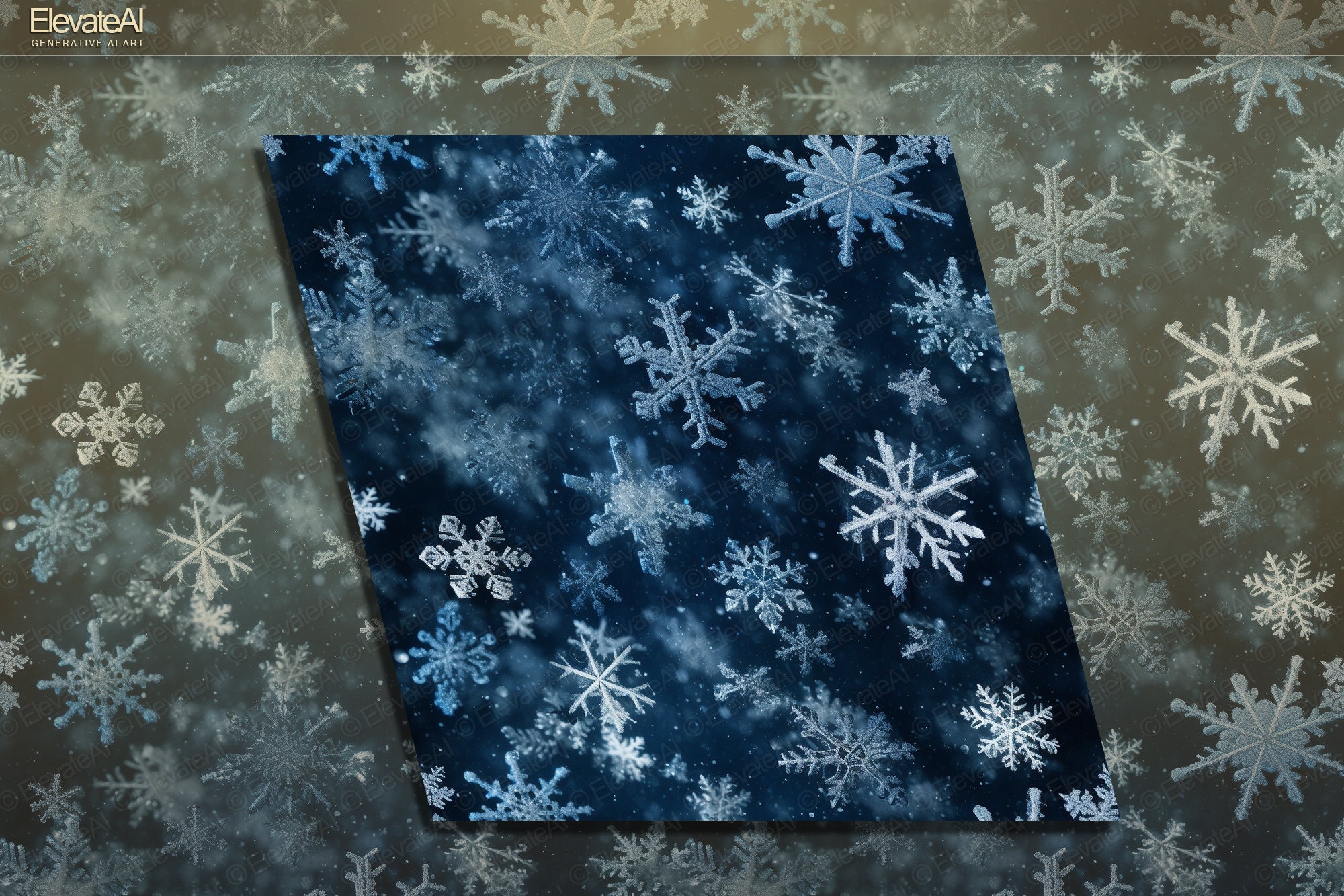 Printable Seamless Snowflake Textures Digital Winter Snow Textures 30 ...