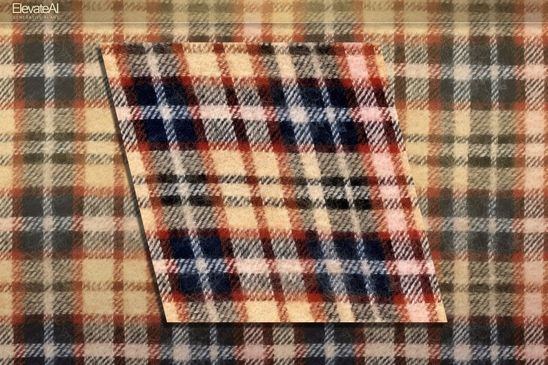 Printable Seamless Scottish Wool Tartan Textures Digital Plaid Textures ...
