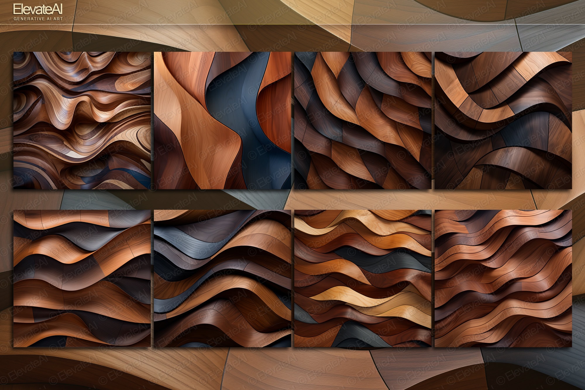 Printable Wood Mosaic Textures Digital Artistic Wood Textures 32 ...