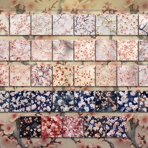 Printable Seamless Imari Cherry Blossom Porcelain Digital Ceramic ...