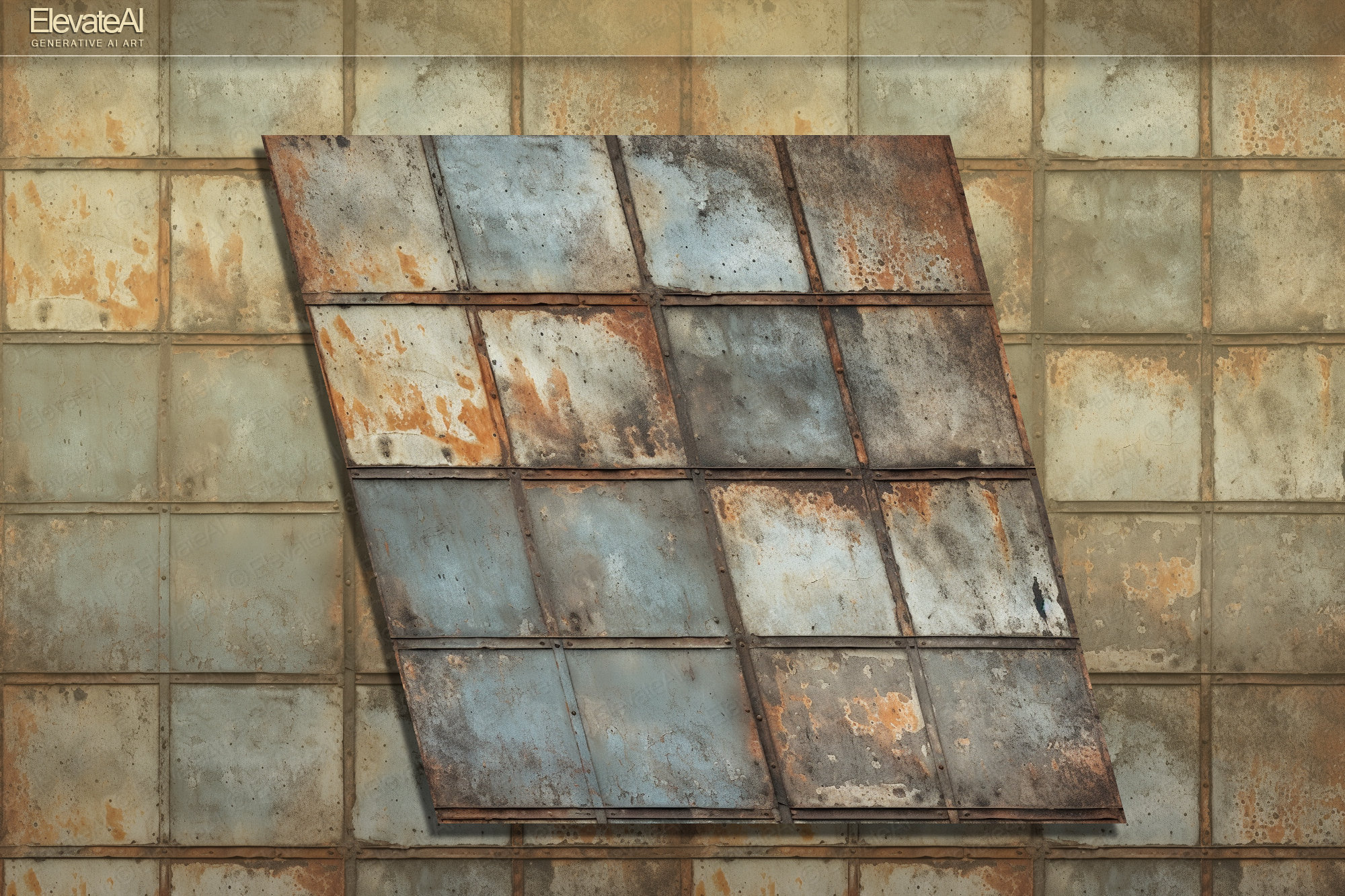 Printable Seamless Rusty Metal Textures Digital Aged Metal Textures 40 ...