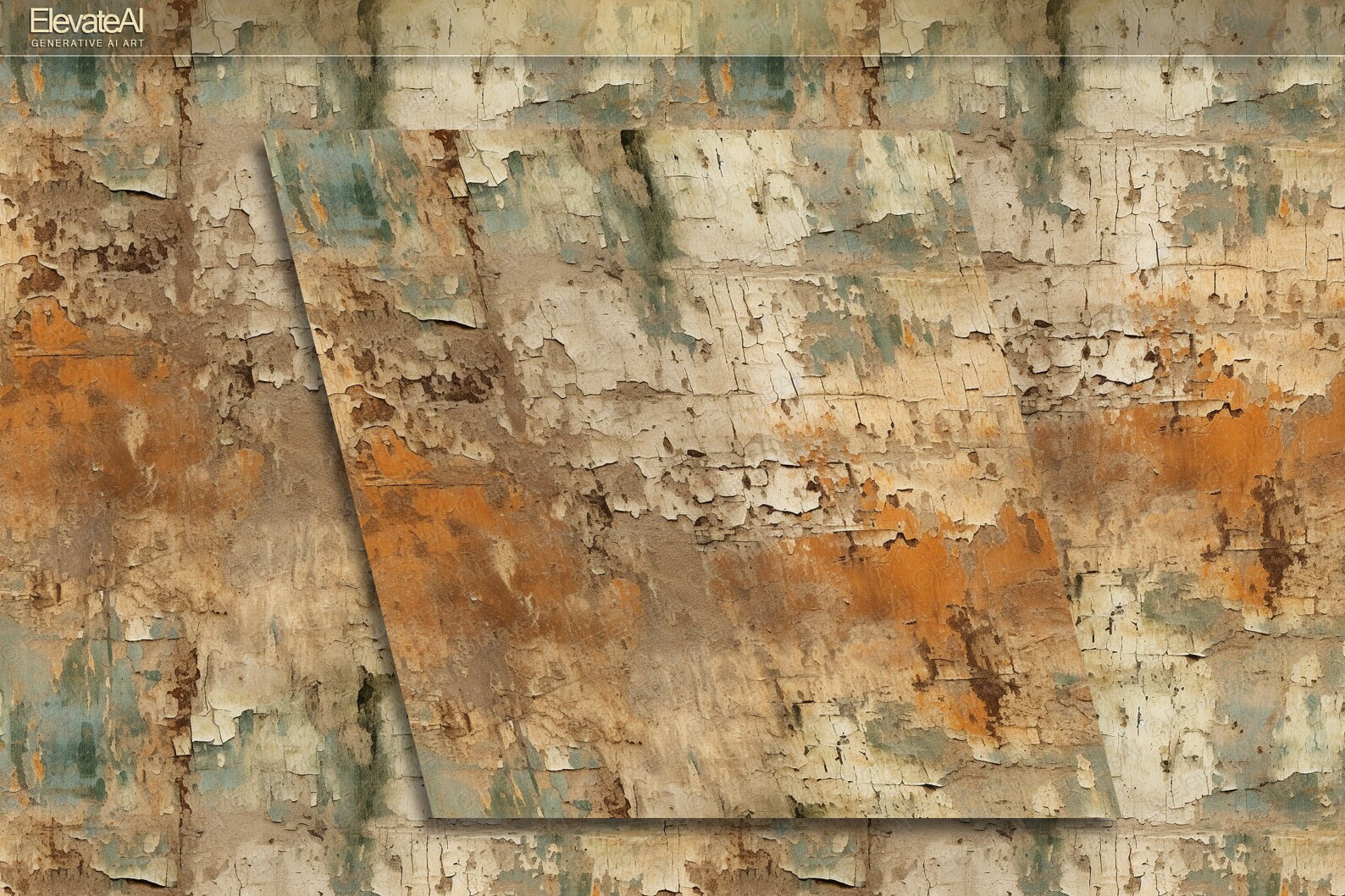 Printable Seamless Old Painting Textures Digital Vintage Antique ...