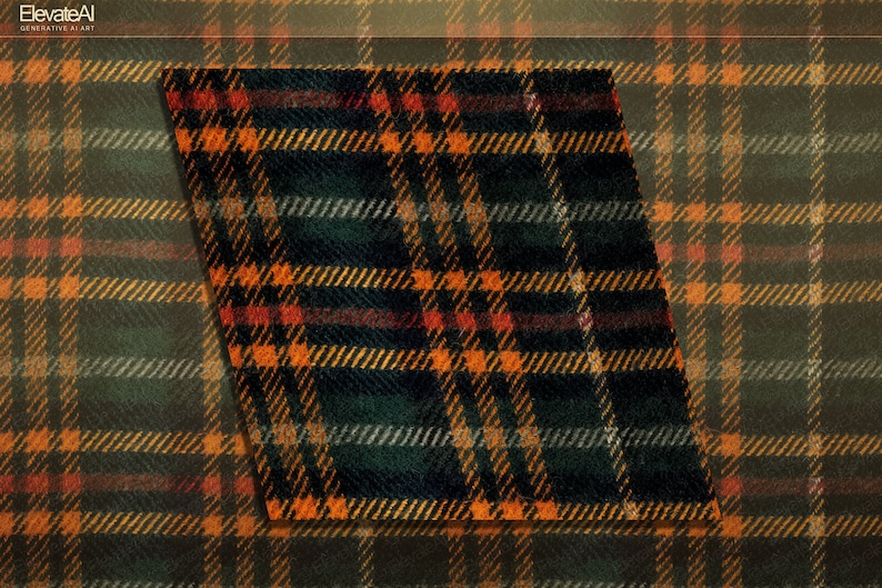 Printable Seamless Scottish Wool Tartan Textures Digital Plaid Textures ...