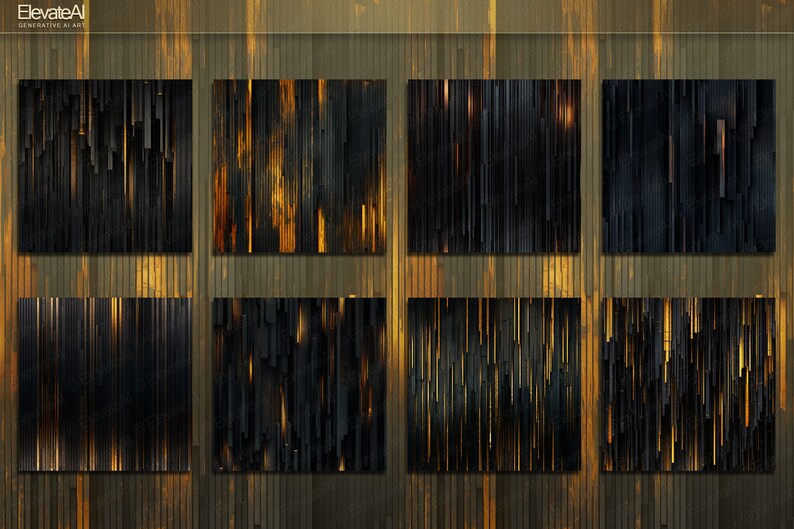 Printable Seamless Charcoal Amber Slate Digital Matte Charcoal Textures ...