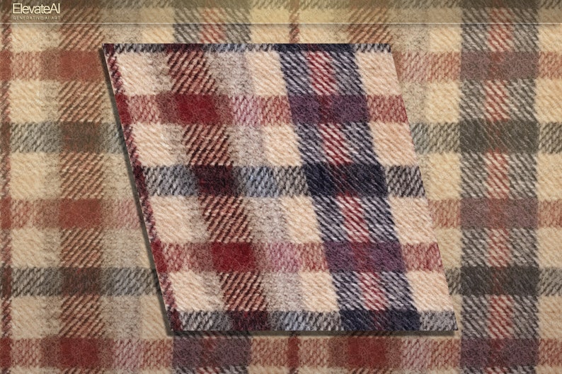 Printable Seamless Scottish Wool Tartan Textures Digital Plaid Textures ...