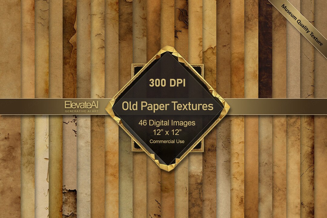 Printable Old Paper Textures Digital Vintage Antique Paper Texture Pack ...