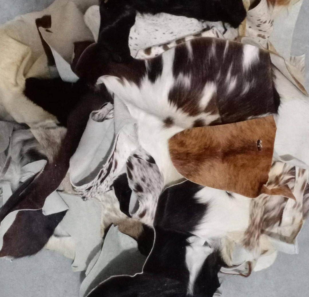 Cowhide Scrap - Cow Hide Material Offcuts - Cowhide Pieces for ...