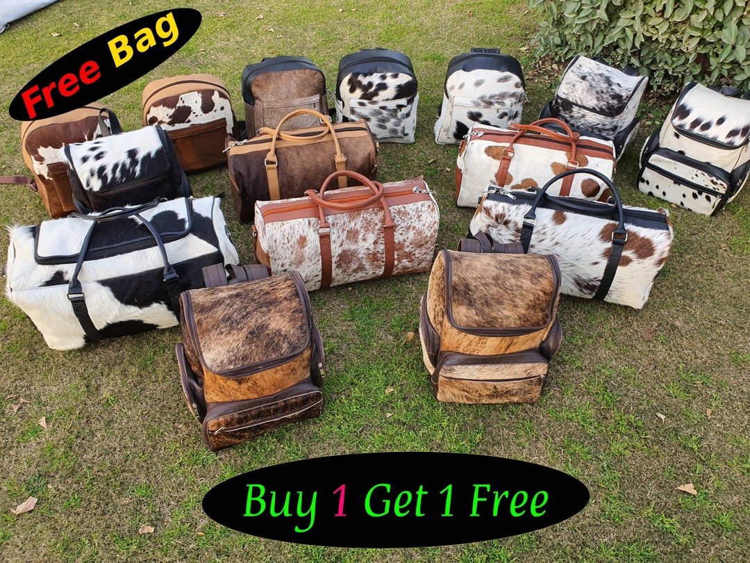 Personalized Cowhide Bag -duffle Bag-backpack , Leather Bag for Men ...