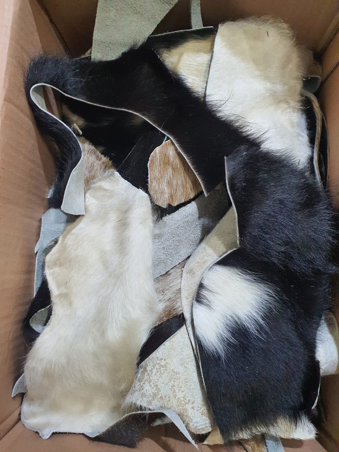 1 Kg Free Cowhide Scrape - Cowhide Upholstery Projects Material - Hair ...