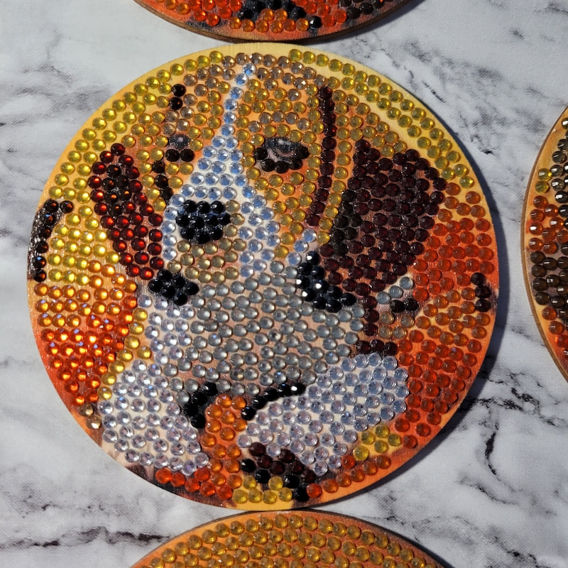 Diamond Art Coasters - Etsy