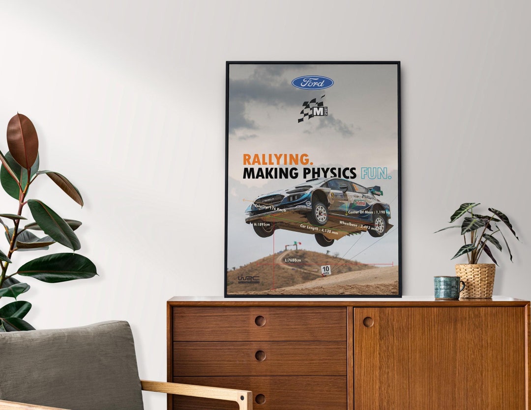 Rally Poster Ford Fiesta M-sport WRC Rally Portugal Digital Download ...