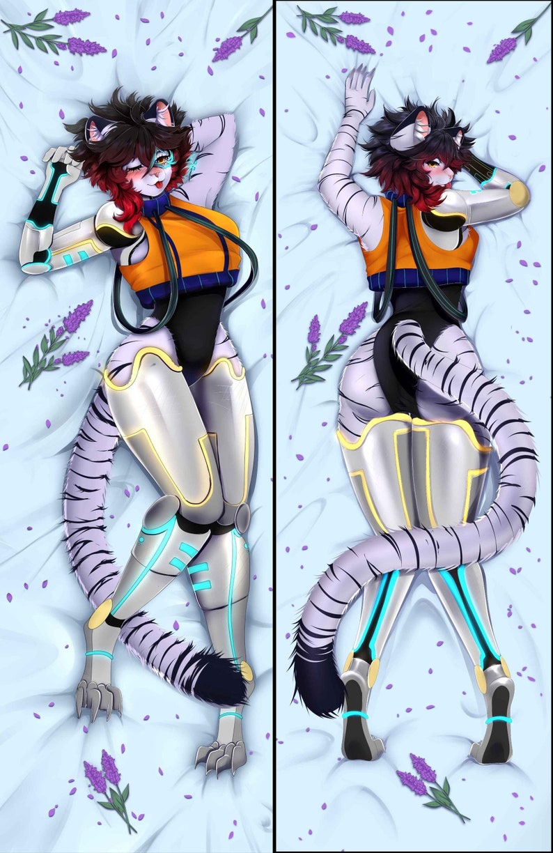 Furry Dakimakura Shiro Clothed - Etsy