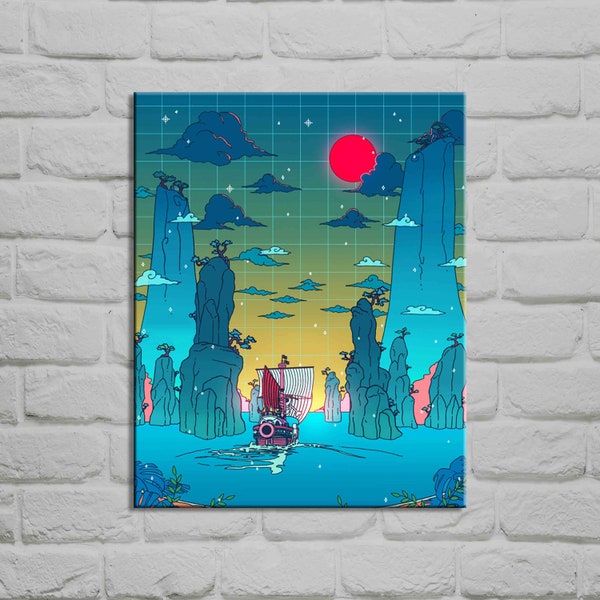 One Piece Canvas Poster - Etsy
