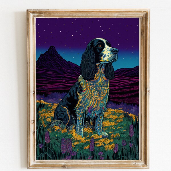 Springer Spaniel Art - Etsy
