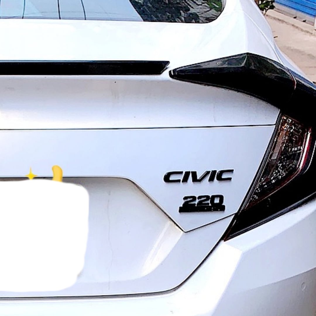 Honda Civic Emblem Front Grille Trunk Rear Emblem Logo Emblem - Etsy
