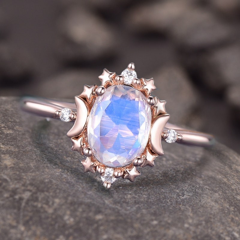 Star Engagement Ring - Etsy