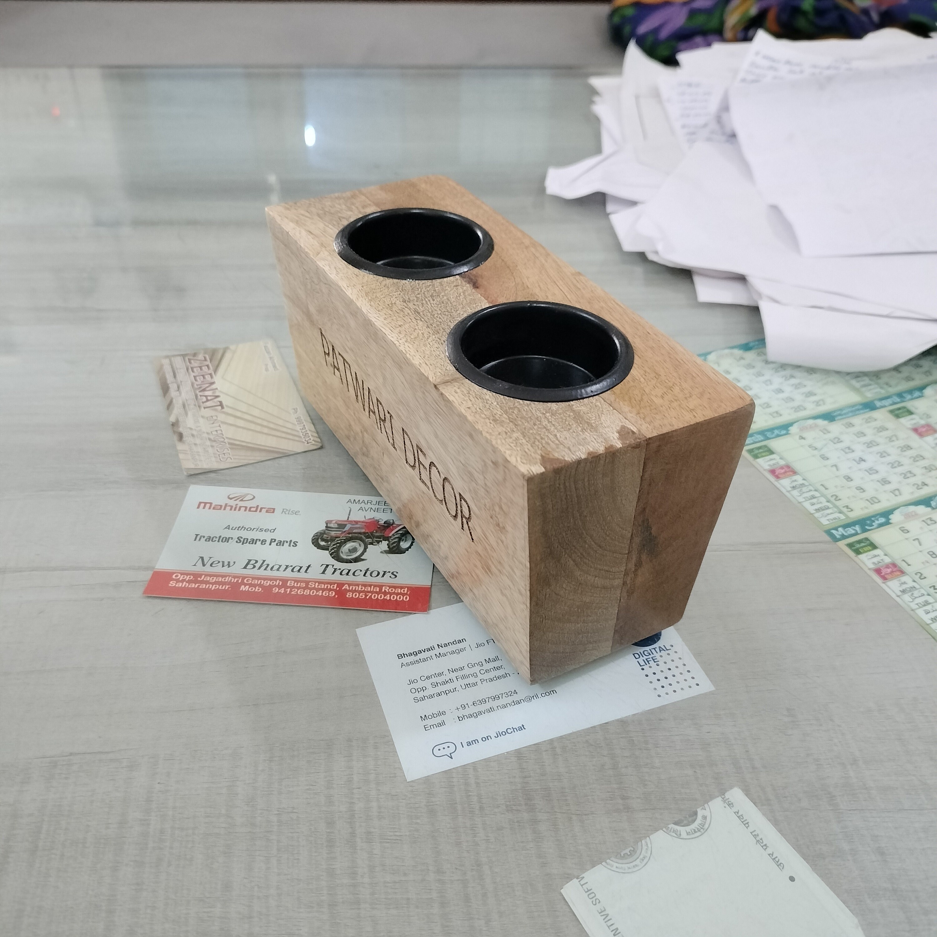 Brown Solid Wood Wooden Hot Pan Stand - Etsy