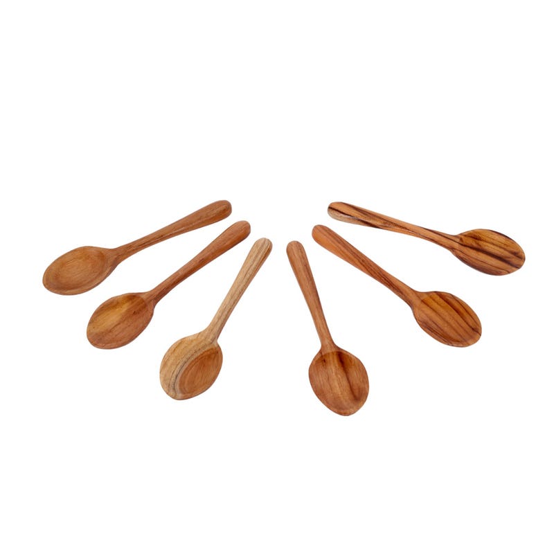 Wooden Tea Spoons - Etsy