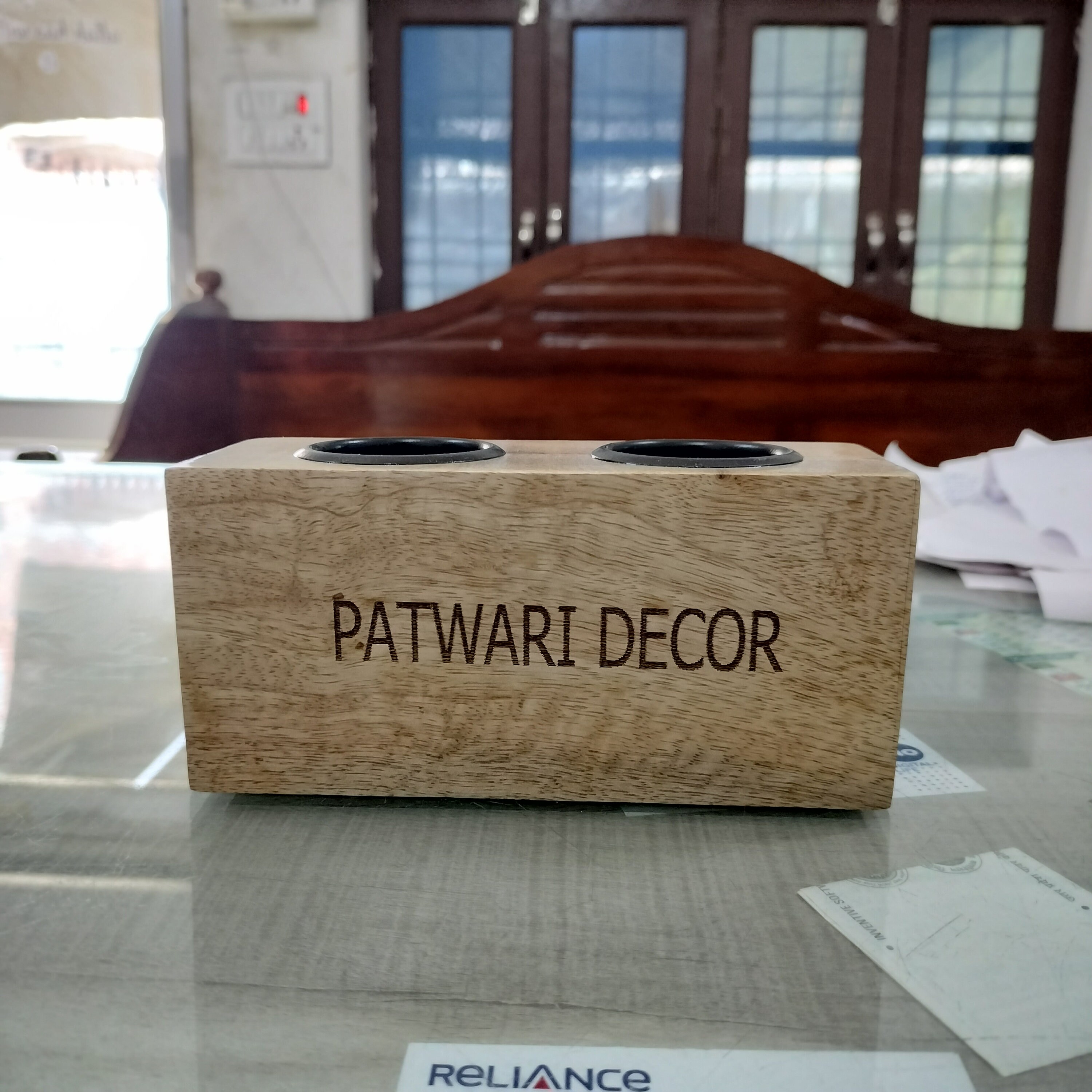 Brown Solid Wood Wooden Hot Pan Stand - Etsy