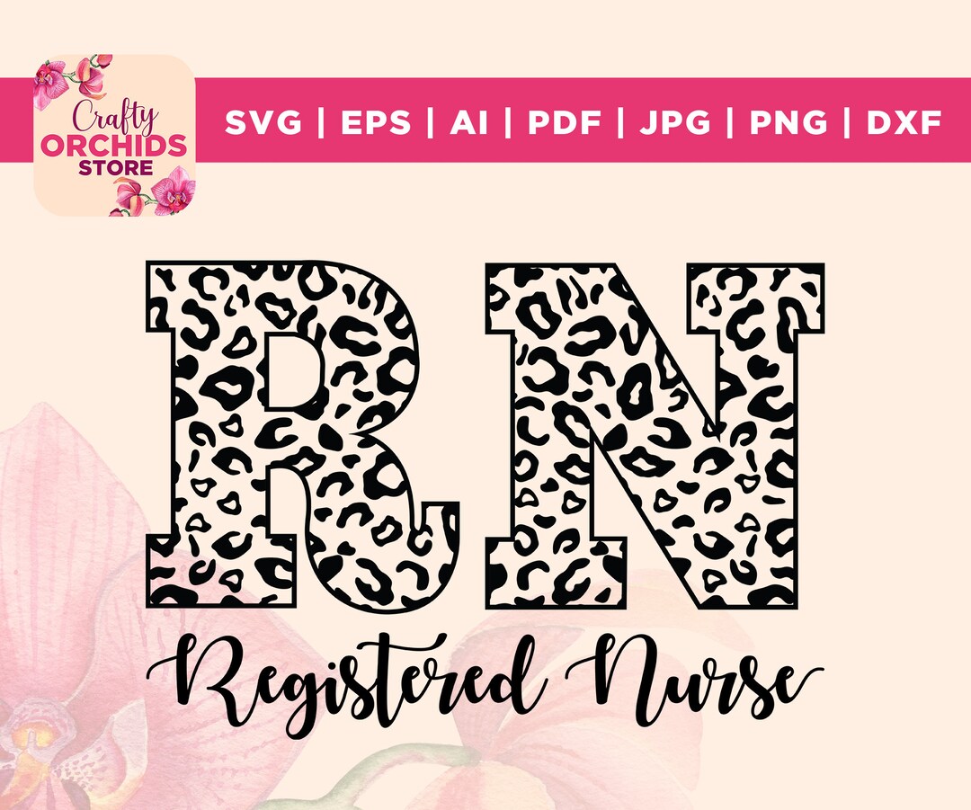 RN Nurse Svg, Registered Nurse SVG, Files for Cricut, Rn Shirt Design ...