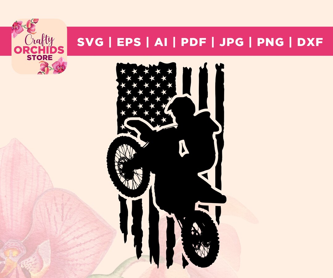 Motocross Svg, Motorcycle Svg, Dirt Bike Svg, Racing Svg, Biker Svg ...