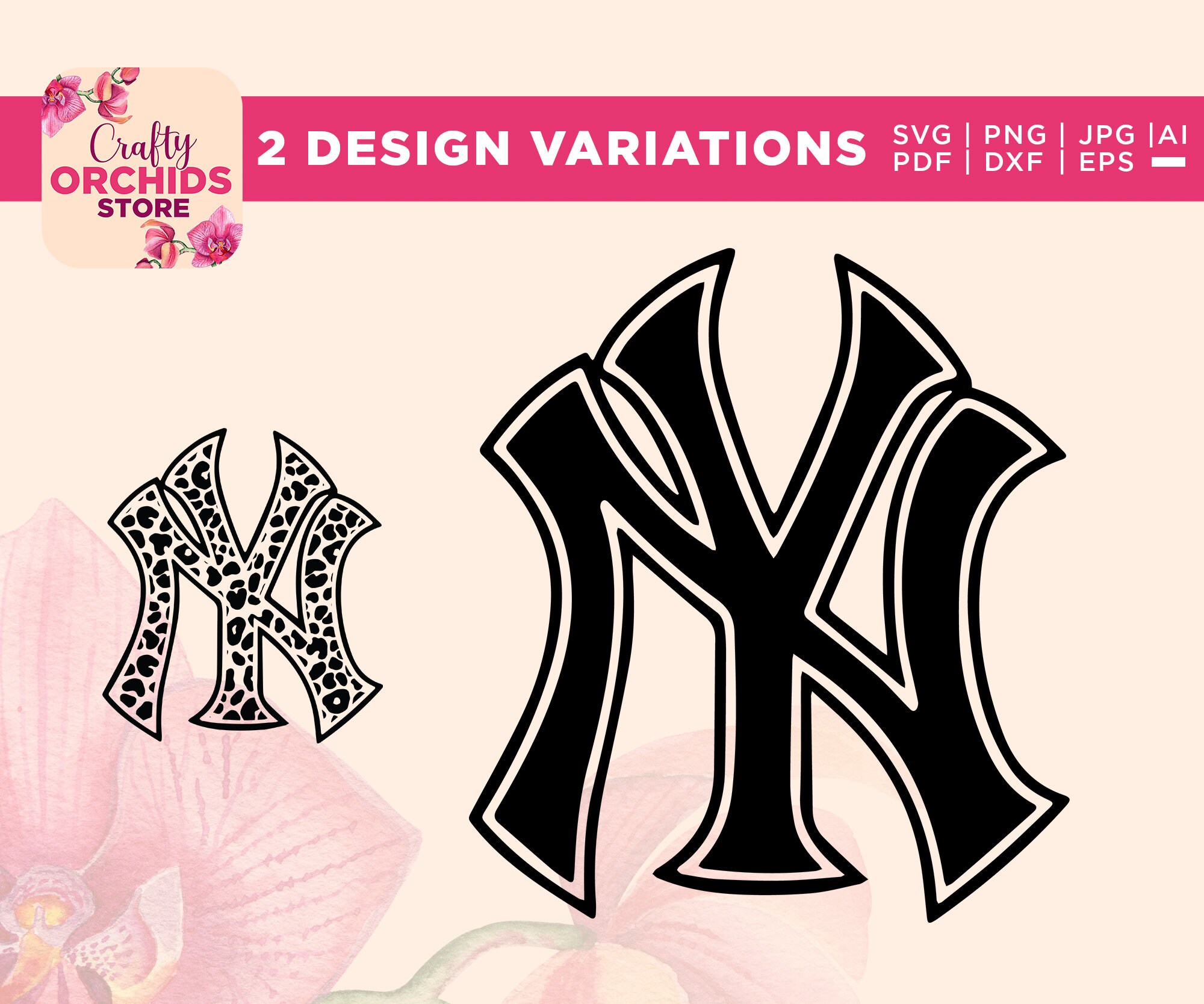 Pink Yankees Logo