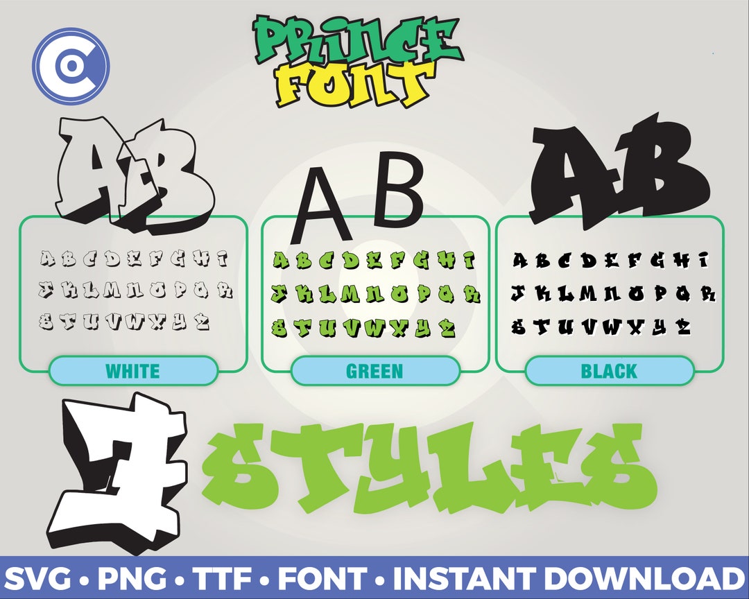 Fresh Prince Font Bundle Svg Png Pdf INSTANT DOWNLOAD - Etsy