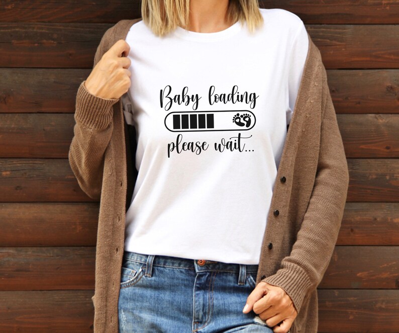 Baby Loading Svg, Gender Reveal Svg, Pregnancy SVG, Baby Shower SVG ...