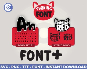 Turning Red PNG, Turning Red SVG, Turning Red Clipart, Instant Download ...