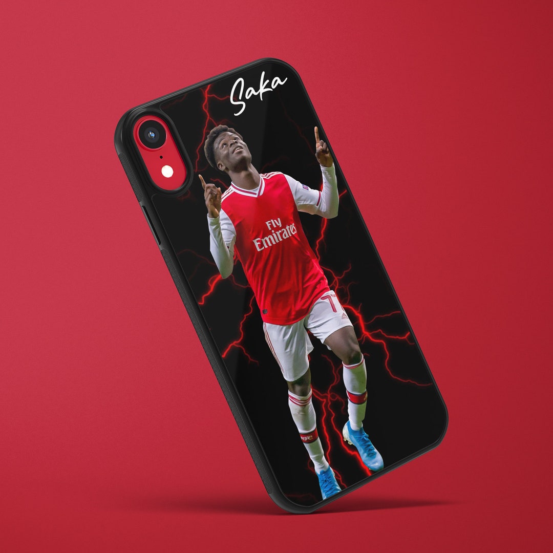 Saka Arsenal Football Club Celebration Phone Case iPhone 14 iPhone 13 ...