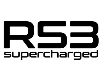 Mini Cooper S R53 Supercharged Pulley Car Vinyl Decal Sticker R53 Mini ...