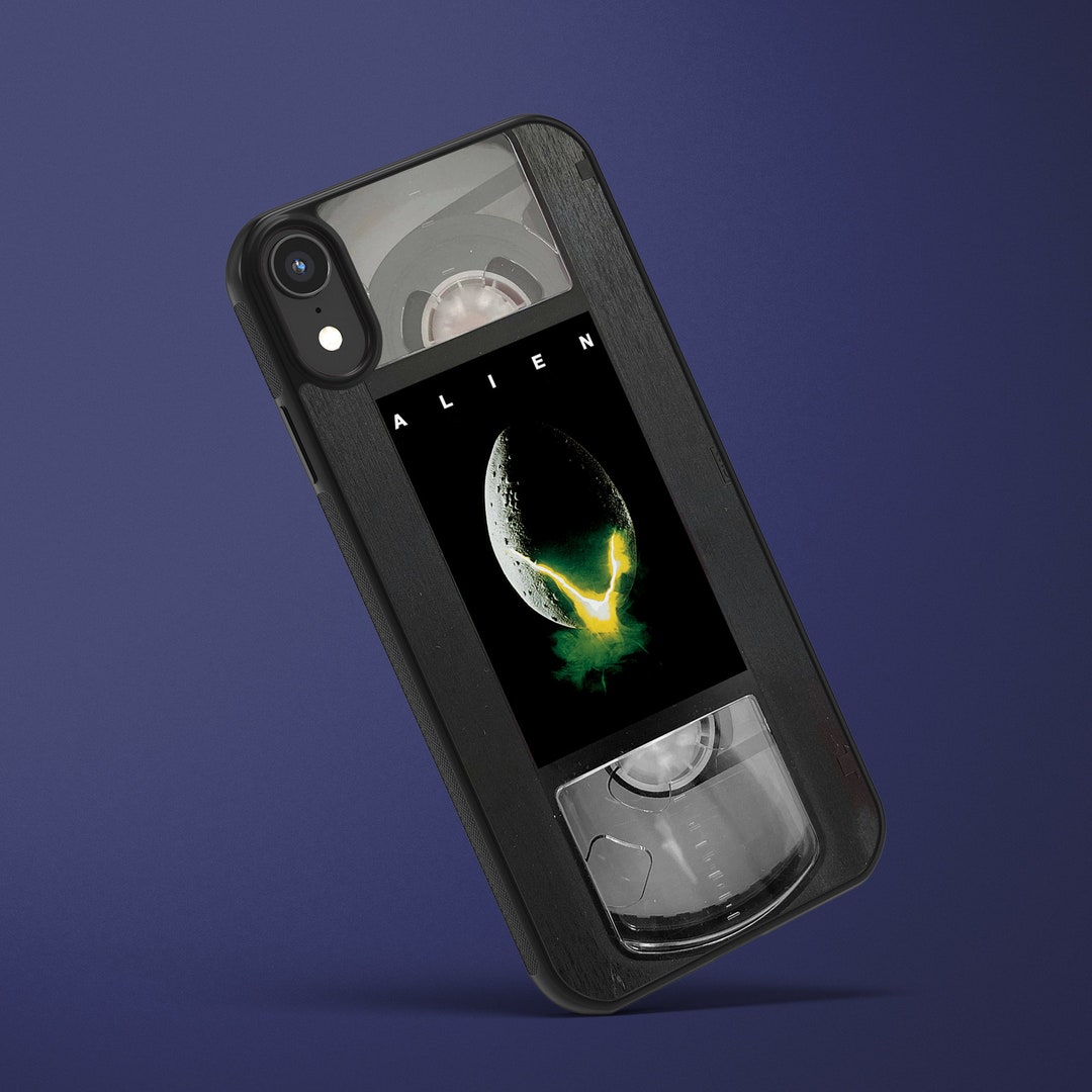 Retro VHS Tape Horror Alien Phone Case iPhone 14 iPhone 13 iPhone 12 ...