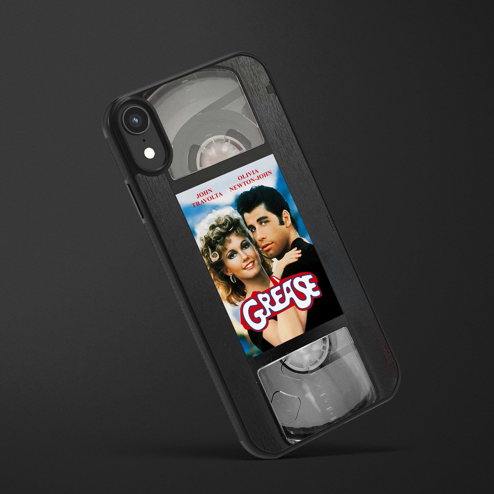 Retro VHS Tape Grease Movie Poster Movie Prop Phone Case iPhone 14 ...