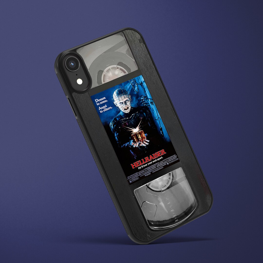 Retro VHS Hellraiser Horror Phone Case iPhone 14 iPhone 13 iPhone 12 ...